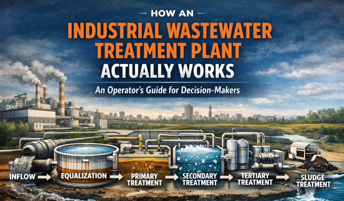 Industrial Wastewater Treatment Plant Working | Process